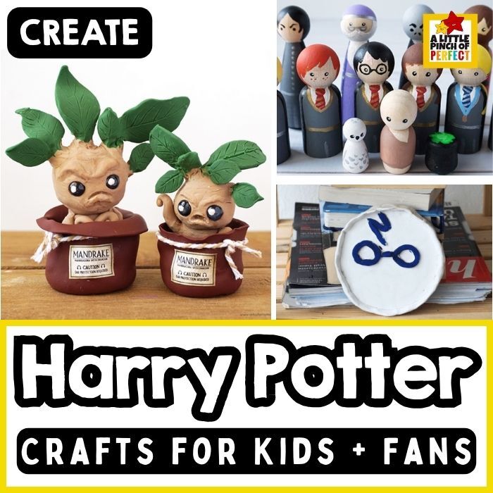 15+ Easy Harry Potter Crafts for Kids and Fans - A Little Pinch of Perfect