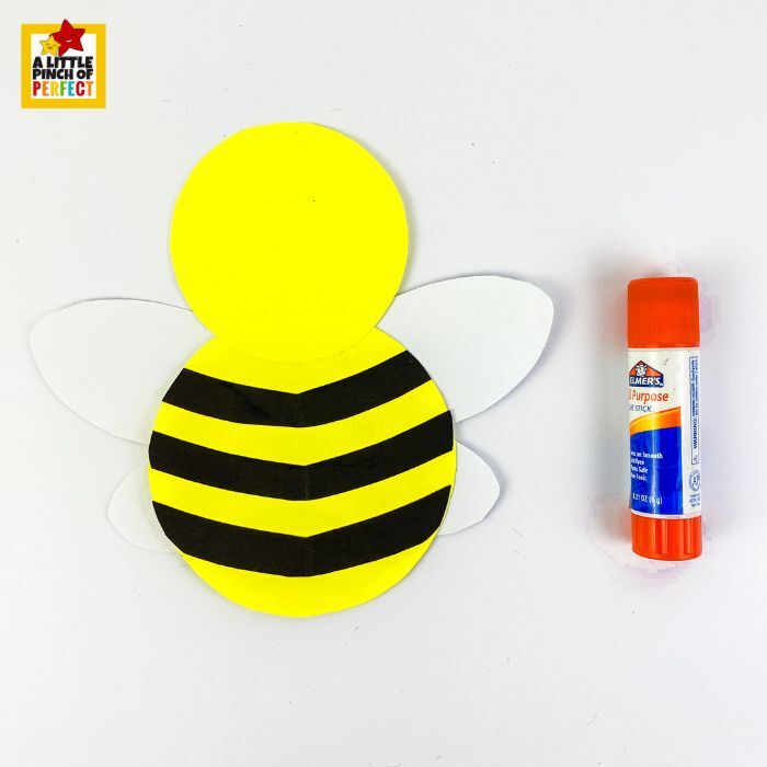 Cute Bee Craft for Kids (Free Printable Template) - A Little Pinch of ...
