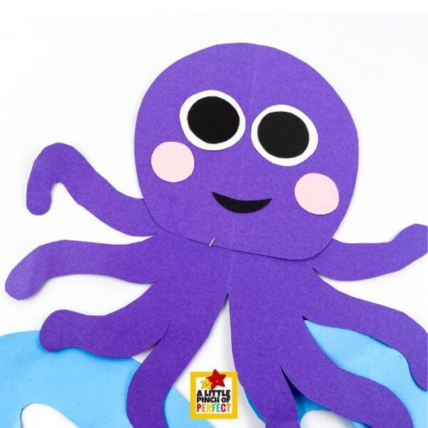 Octopus Craft for Kids (Free Printable Template) - A Little Pinch of ...