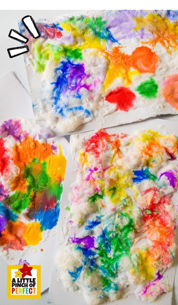 Puffy Paint Process Art for Kids: 3D Art Activity - A Little Pinch of ...