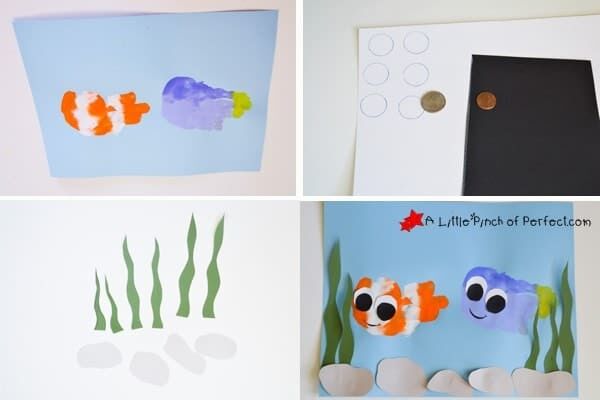 Finding Nemo & Dory Handprint Fish Craft - A Little Pinch of Perfect