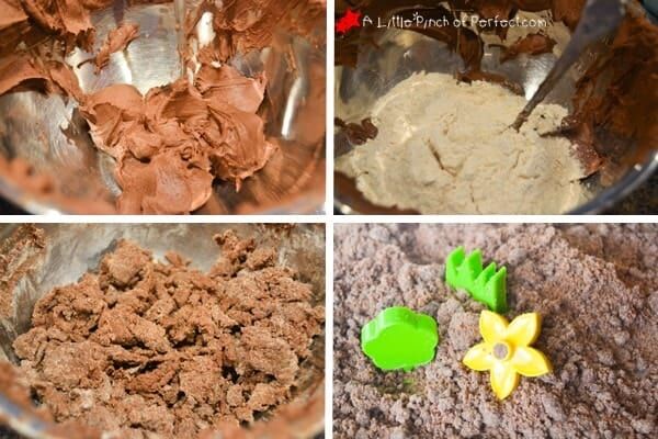 Sensory Play: Taste Safe Mud Recipe - A Little Pinch of Perfect