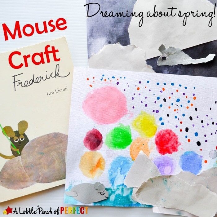 Frederick Mouse Craft Inspired by Leo Lionni - A Little Pinch of Perfect