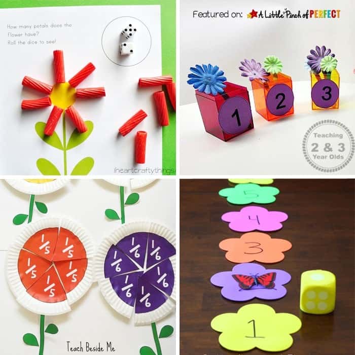 12 Brilliant Flower Math Activities for Kids - A Little Pinch of Perfect