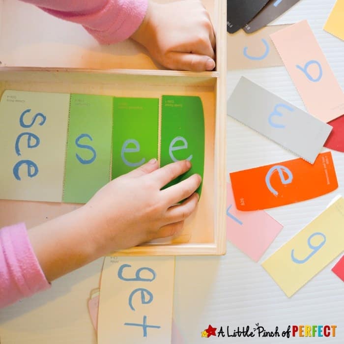 Sight Word Paint Sample Puzzles for Kids - A Little Pinch of Perfect