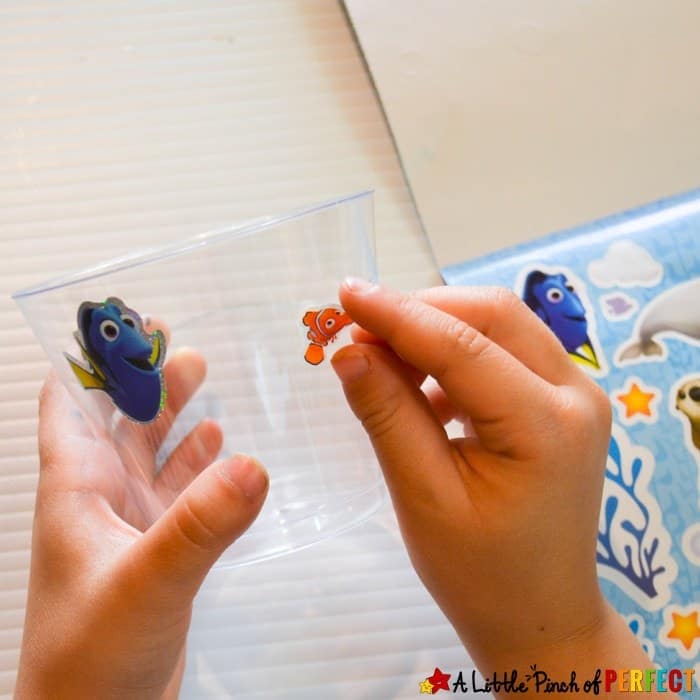 Swimming Fish Craft for Kids Inspired by Dory and Nemo - A Little Pinch ...