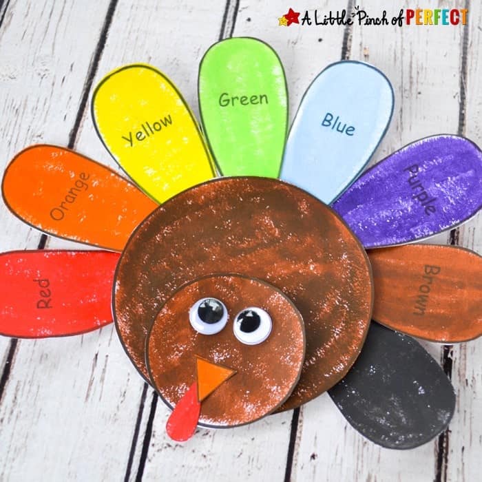 printable thanksgiving turkey to color