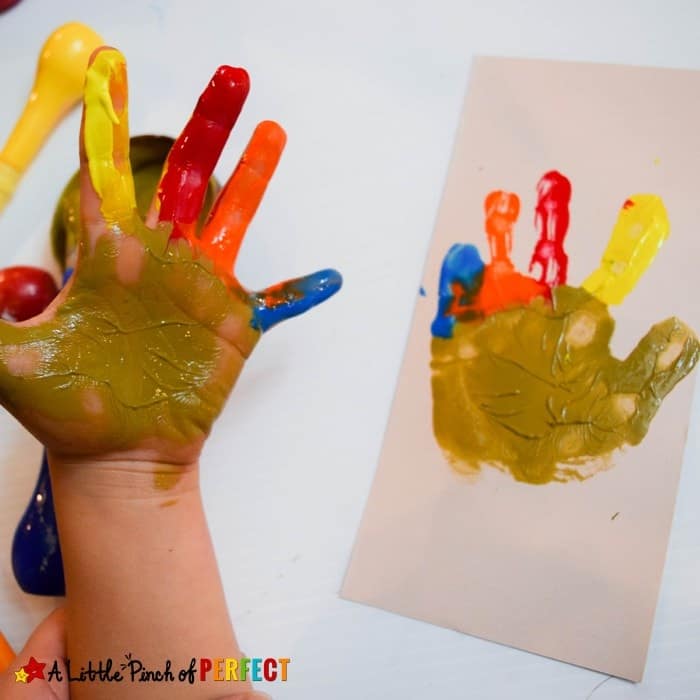 Native American Thanksgiving Handprint Kids Craft - A Little Pinch of ...