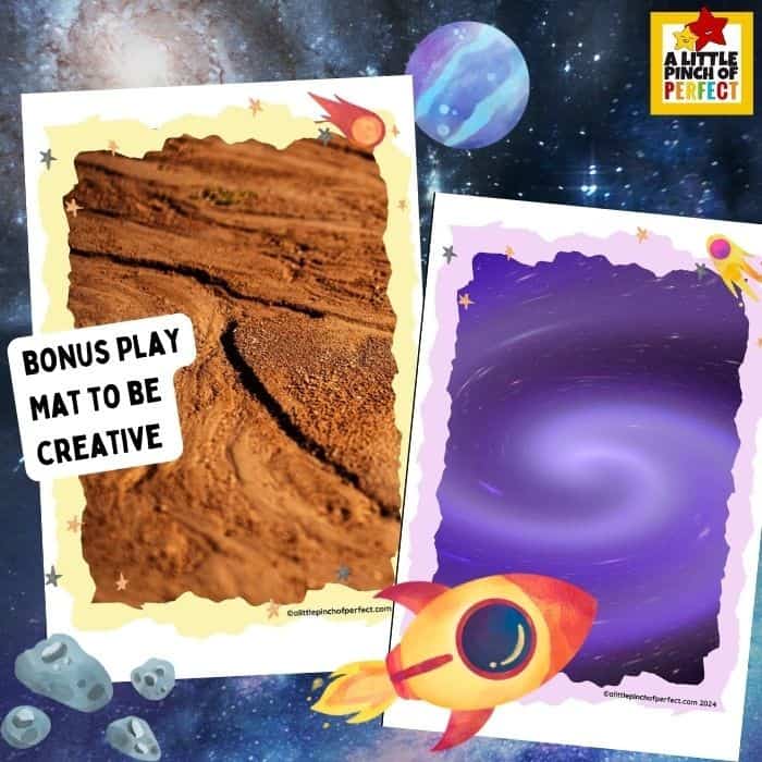 Space Playdough Mats A-Z: Kids Printable Activity - A Little Pinch of ...
