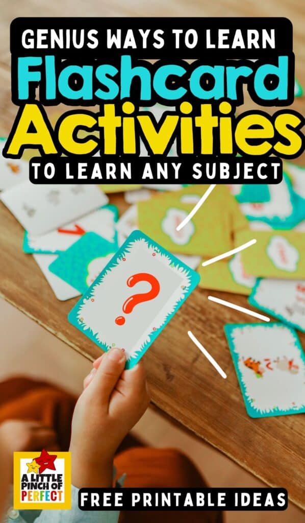 15 Simple Flashcard Activities and Games for Kids - A Little Pinch of ...
