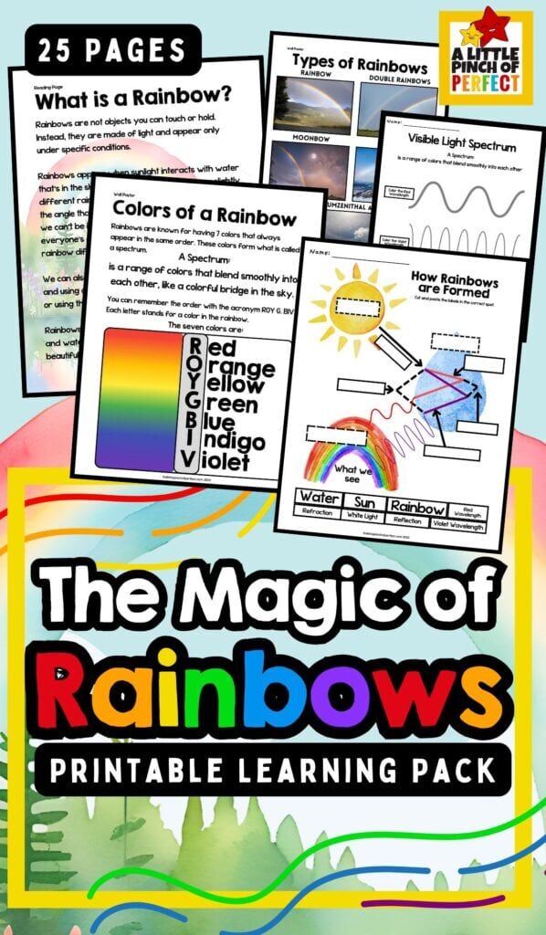 The Magic of Rainbows Learning Pack: Fun & Educational Printables for ...