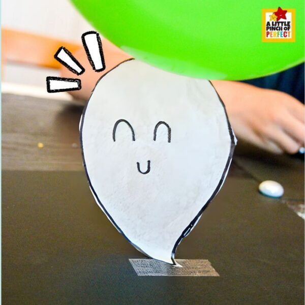Make a Ghost Fly! Fun Balloon Static Electricity Halloween Activity - A ...