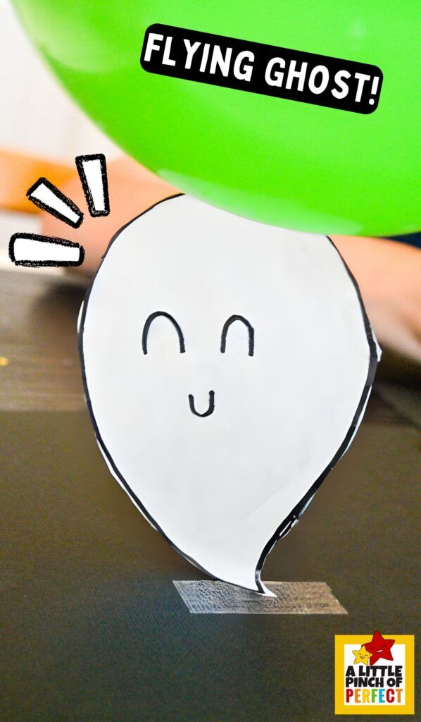 Make a Ghost Fly! Fun Balloon Static Electricity Halloween Activity - A ...