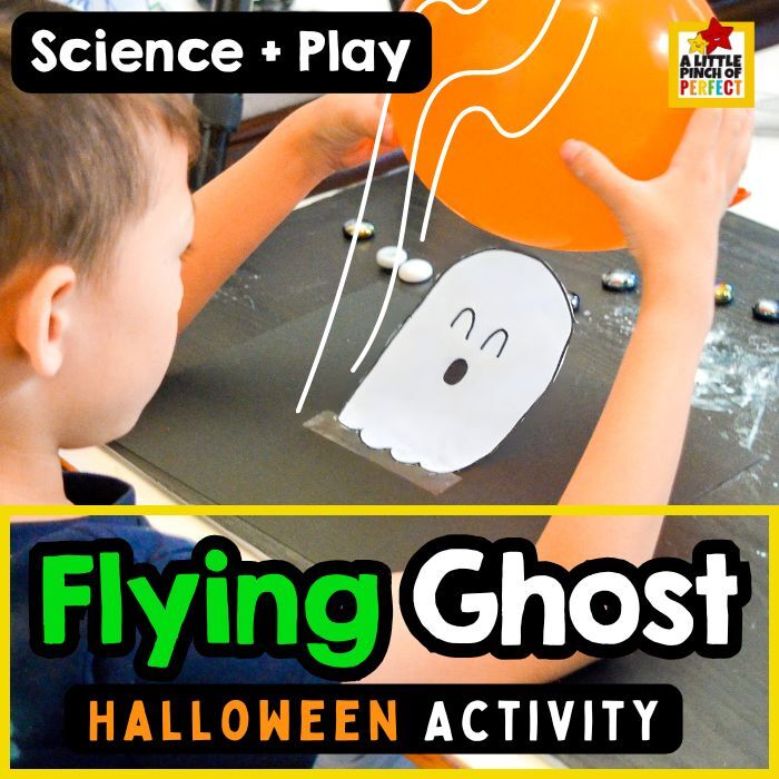 Make a Ghost Fly! Fun Balloon Static Electricity Halloween Activity - A ...
