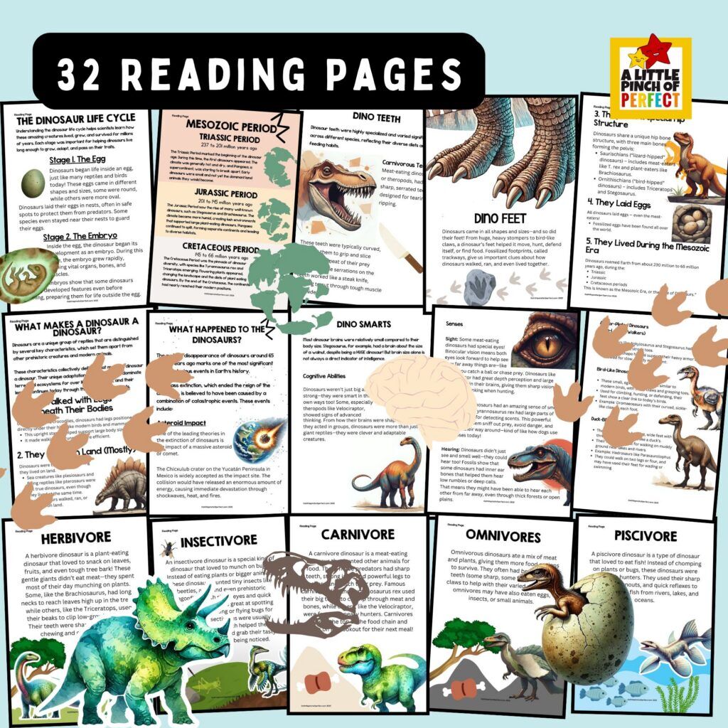 Dinosaur Activity Pack for Kids: Fun Worksheets, Crafts & Hands-On ...