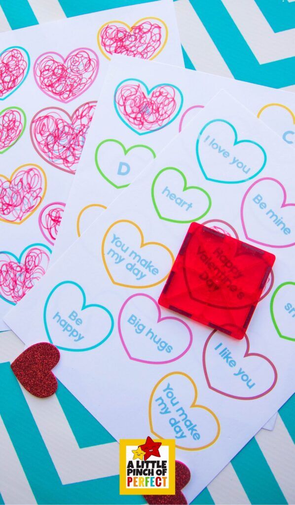 Valentine Secret Message Activity for Kids – Color, Reveal & Find ...